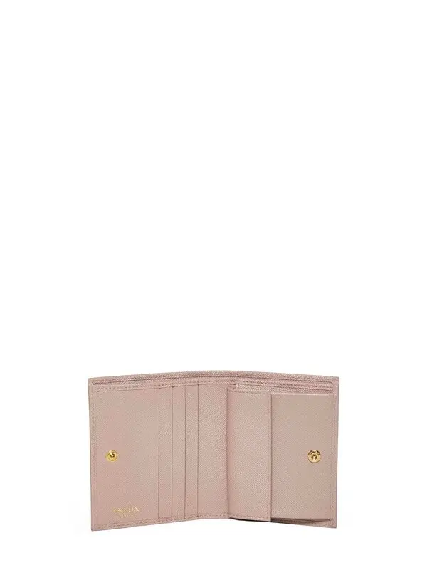 Prada Accessori Pelletteria Small Wallet In Saffiano Leather - Multicolor
