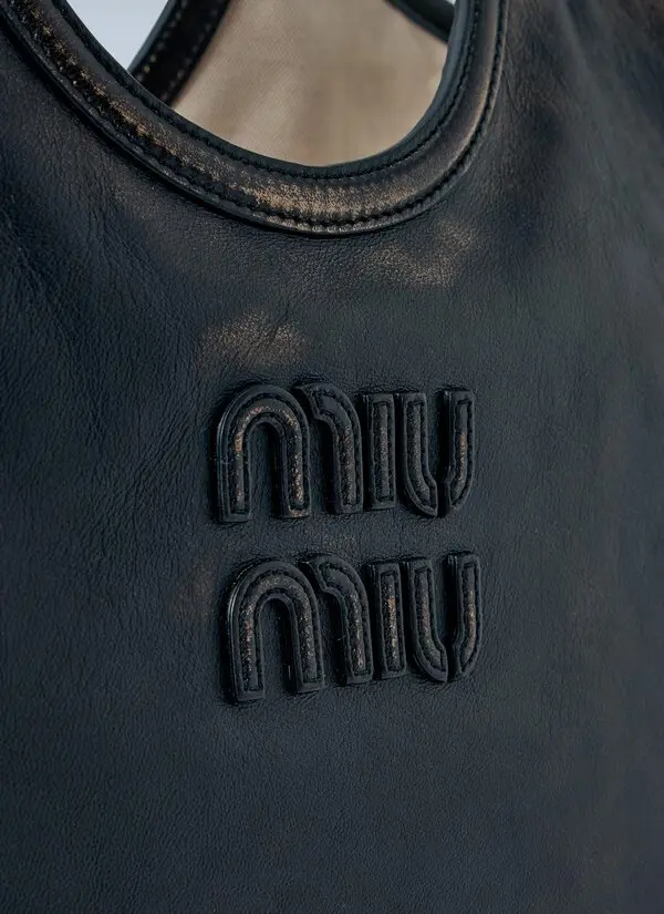 Miu Miu Ivy Leather Tote Bag