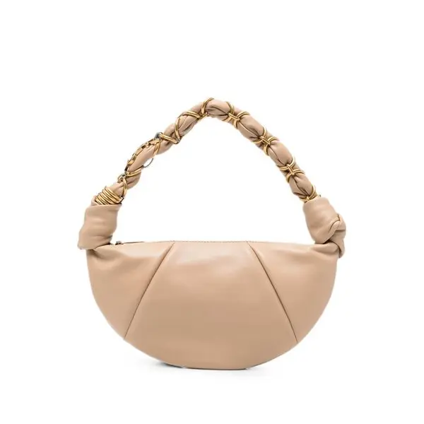 Saint Laurent Calf Leather Tote Bag - Cream