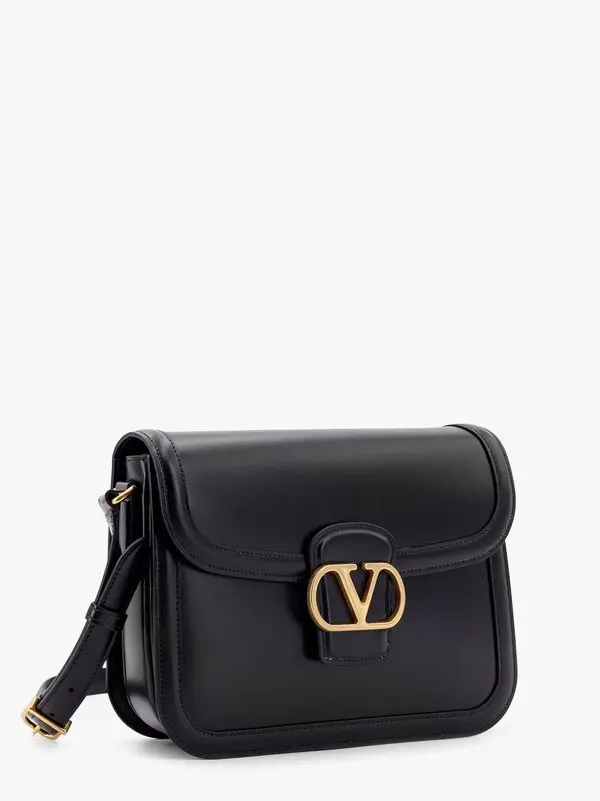 Valentino Garavani 9to5 Leather Shoulder Bag With Vlogo Signature Closure - Multicolor