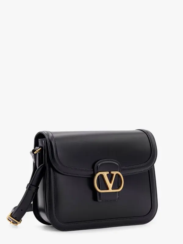 Valentino Garavani 9to5 Leather Shoulder Bag With Vlogo Signature Closure - Multicolor