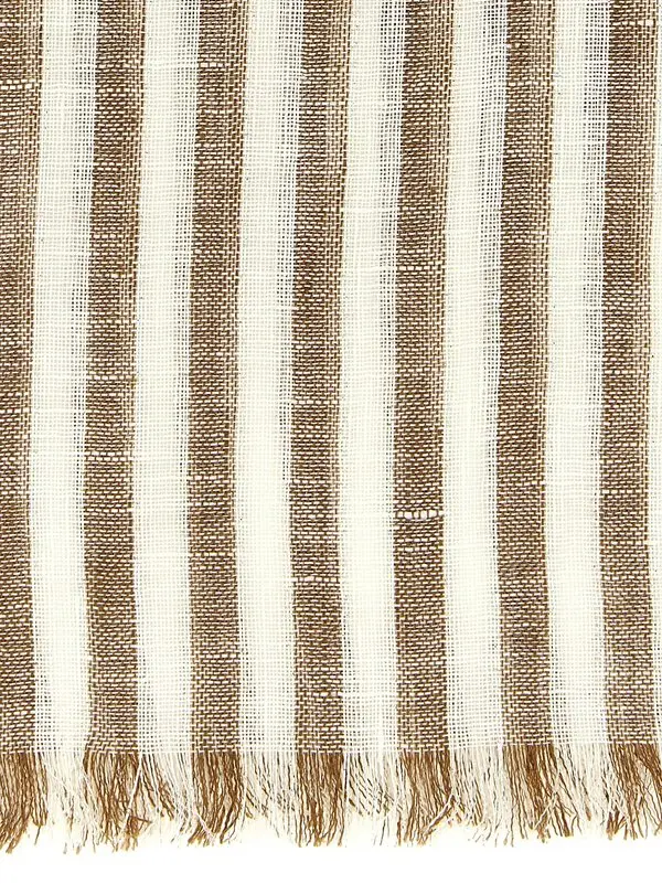 Brunello Cucinelli Sparkling' Linen Scarf