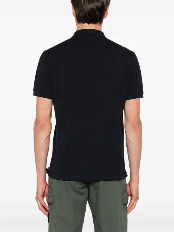 Stone Island Logo Cotton Polo Shirt - Multicolor