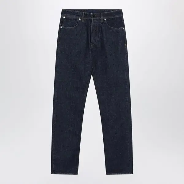 Stone Island Regular Straight Jeans In Rinsed Denim - Blue