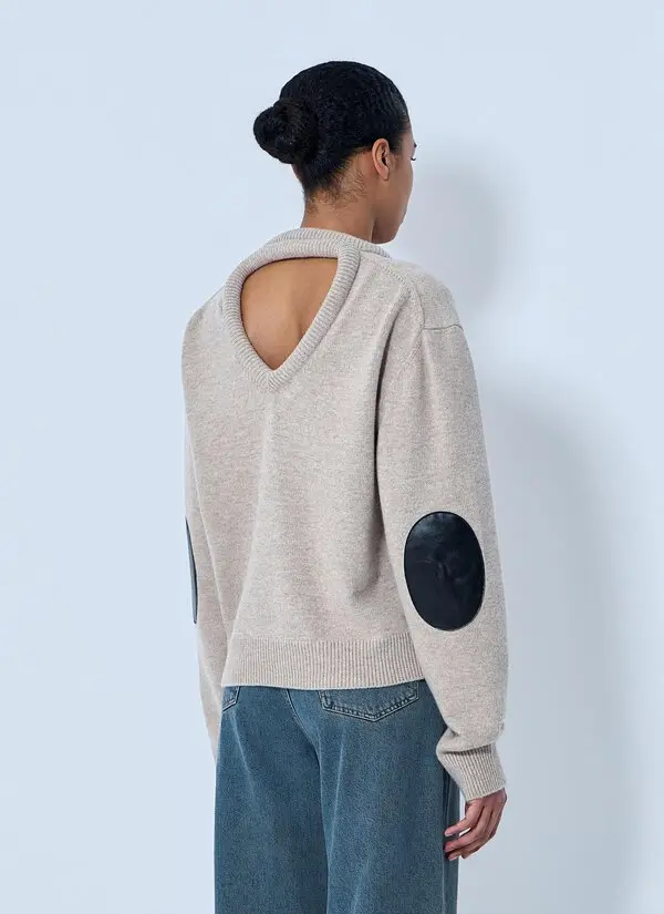 Acne Studios Open Back Wool Knit