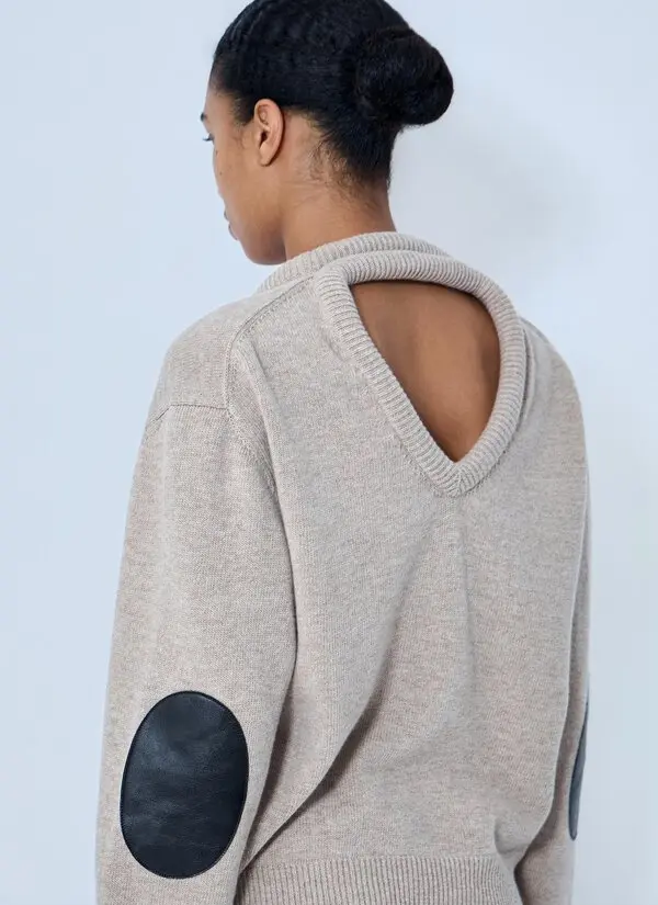 Acne Studios Open Back Wool Knit