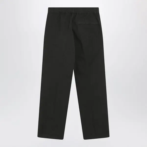 Stone Island Loose Cargo Trousers In Grey Cotton Ripstop