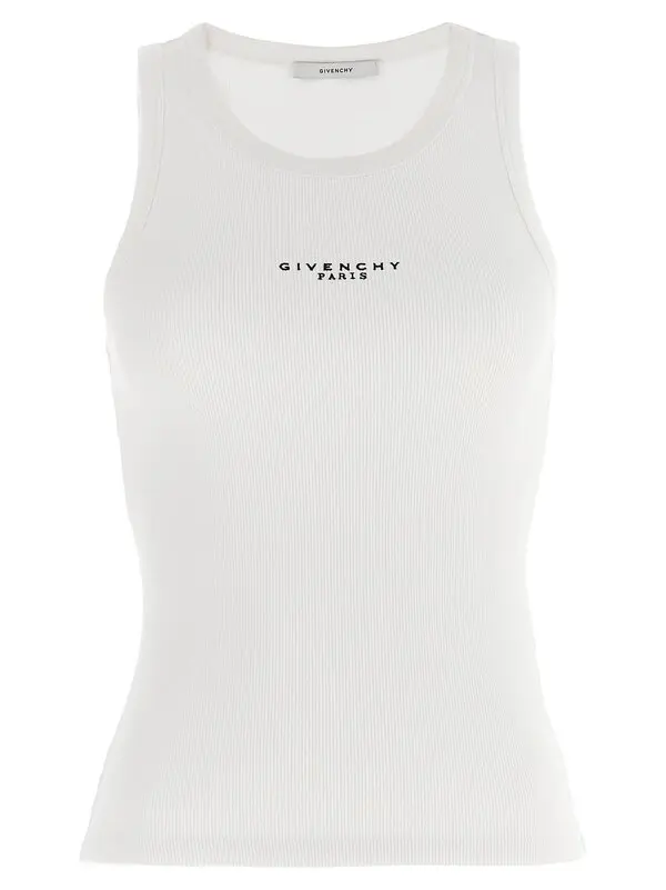 Givenchy Logo Top - White