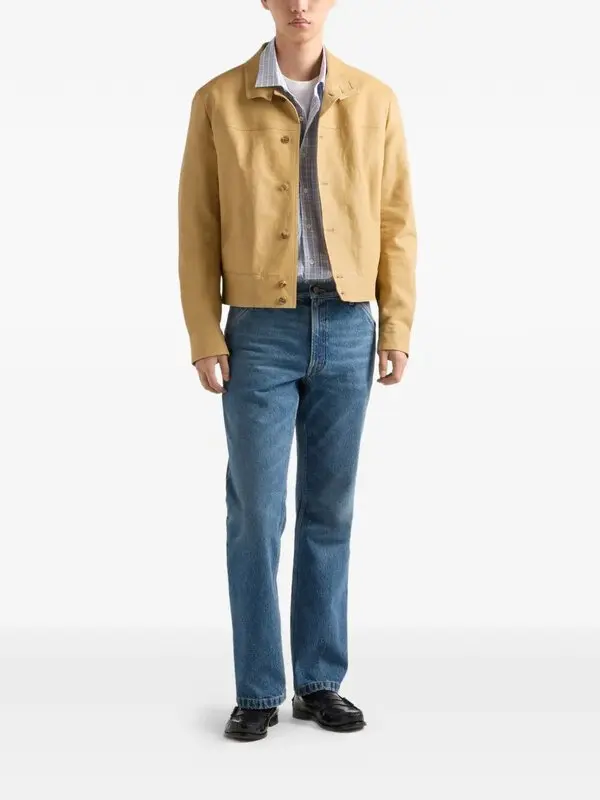 Prada Washed Denim Jeans - Blue