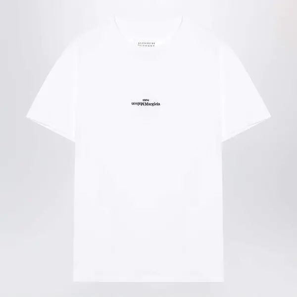 MAISON MARGIELA Cotton T-shirt With Logo - White