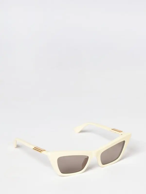 Bottega Veneta Bv1446s Recycled Acetate Sunglasses - Cream