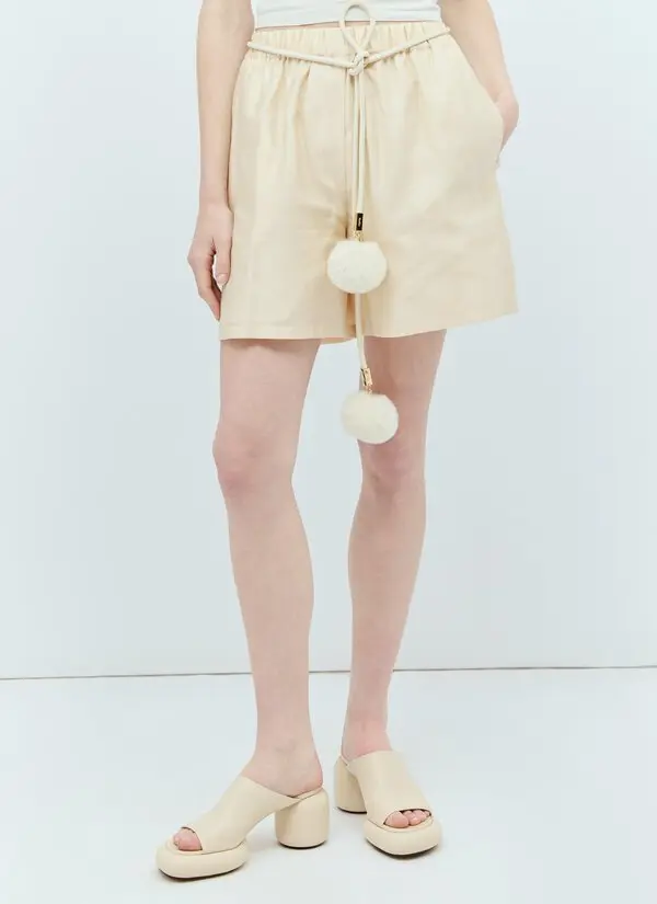 Max Mara Pom-pom Tubular Belt
