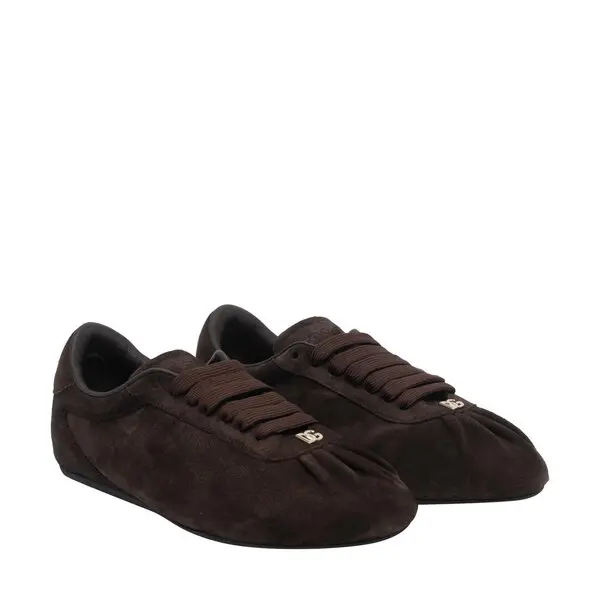 Dolce & Gabbana Suede Sneakers - Brown