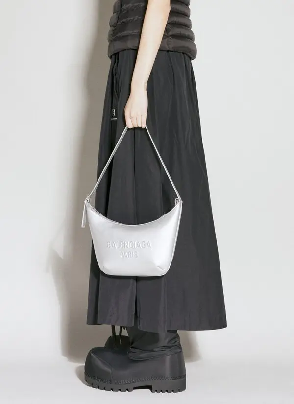 Balenciaga Mary-kate Sling Shoulder Bag - Silver