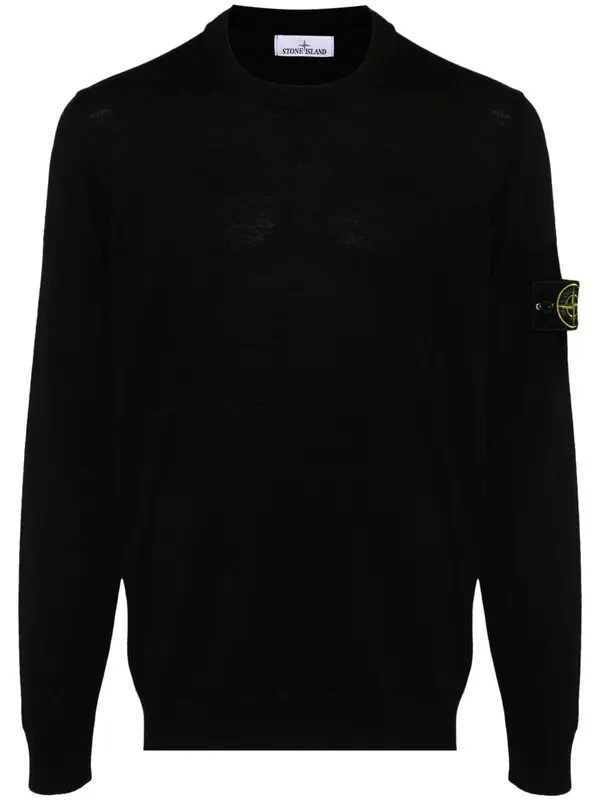 Stone Island Virgin Wool Crewneck Sweater - Multicolor