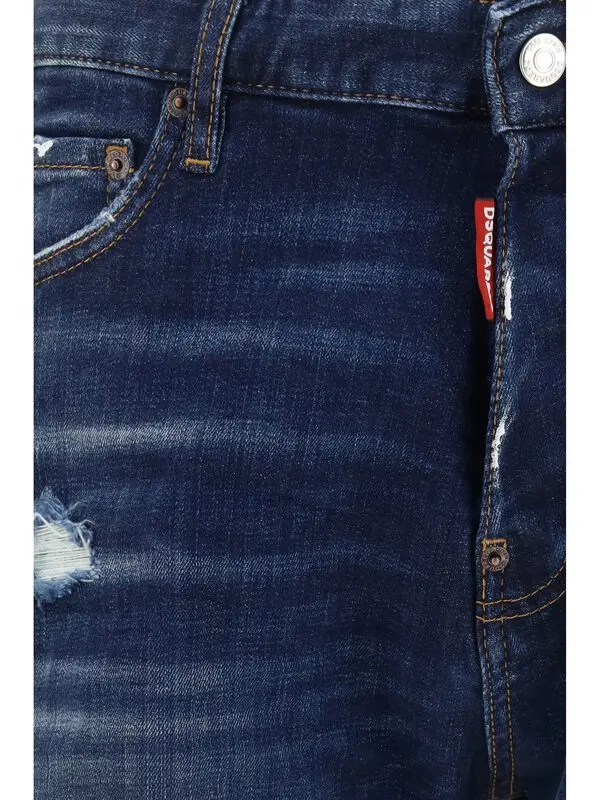 Dsquared2 Distressed Denim Shorts