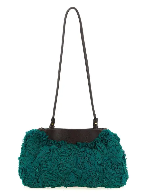 Dries Van Noten Clutch Rose - Green