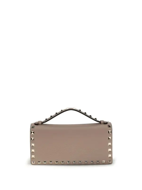Valentino Garavani Rockstud Chain Wallet - Cream
