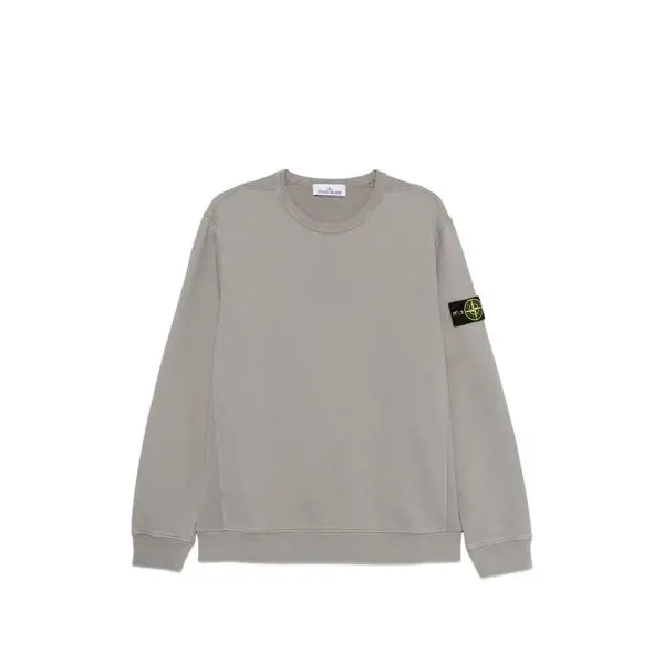 Stone Island Cotton Blend Sweatshirt - Gray