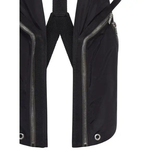 Rick Owens Zip Detail Vest - Black