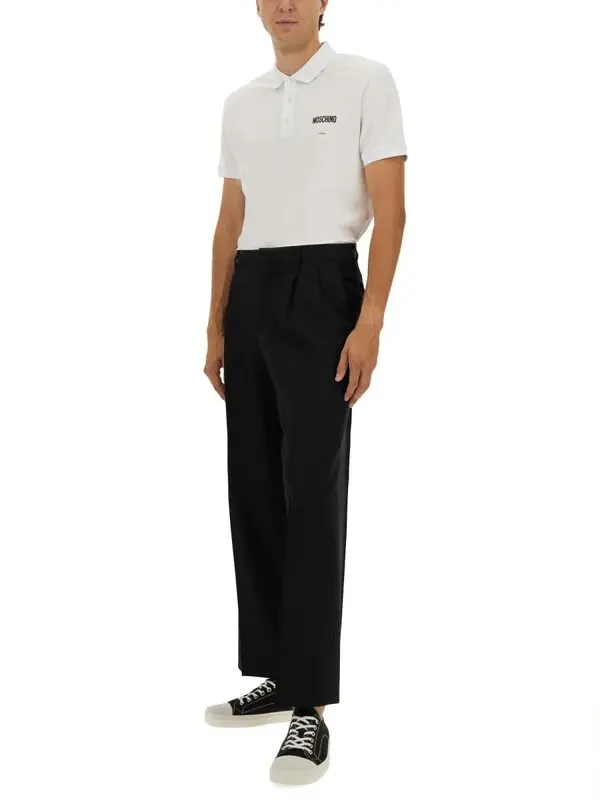 Moschino Cotton Pique Polo - White