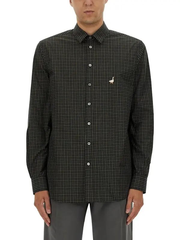 Moschino Shirt With Goose Embroidery