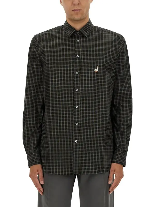 Moschino Shirt With Goose Embroidery