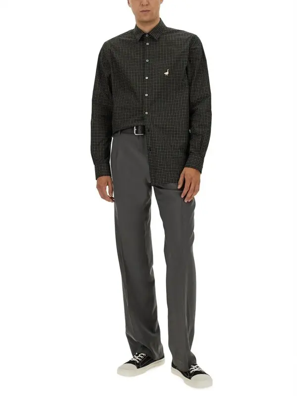 Moschino Shirt With Goose Embroidery