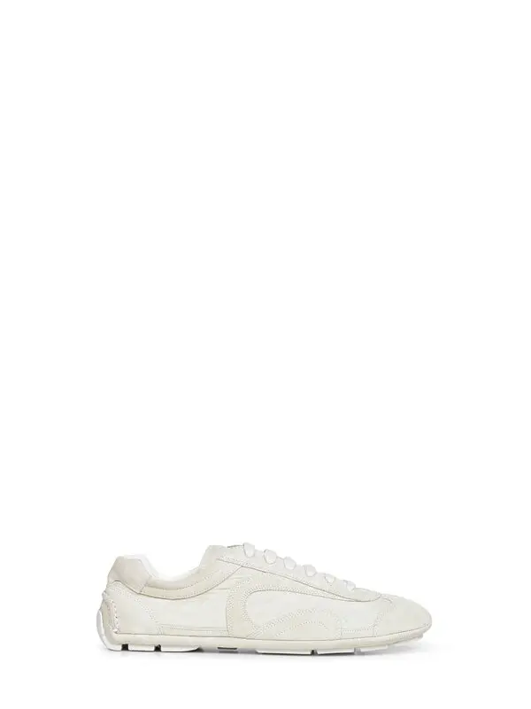 Prada Calzature Ivory Montecarlo Re-edition 2005 Sneakers - Multicolor