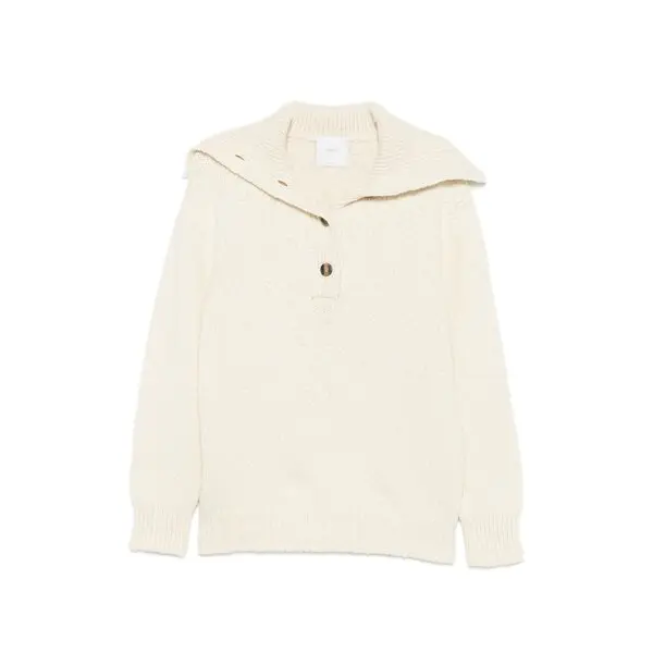 Malo Neutrals Knitwear Jumpers - Cream