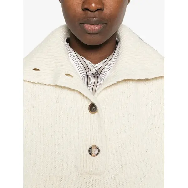 Malo Neutrals Knitwear Jumpers - Cream