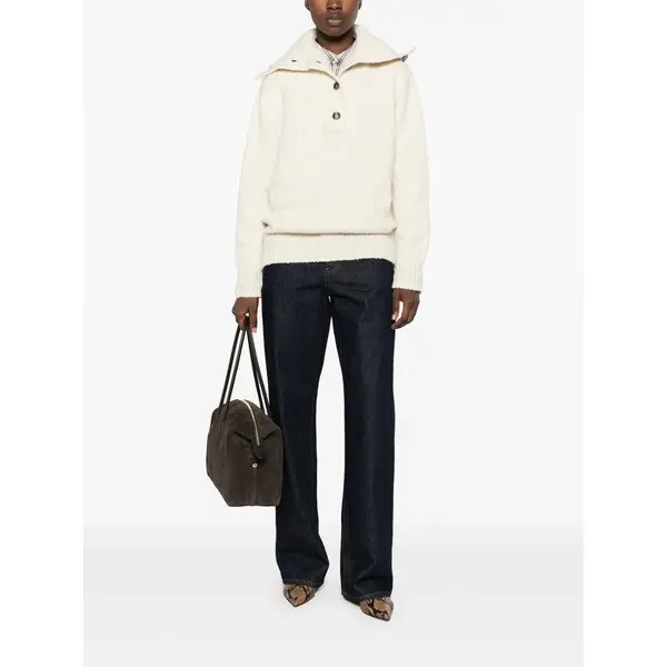 Malo Neutrals Knitwear Jumpers - Cream
