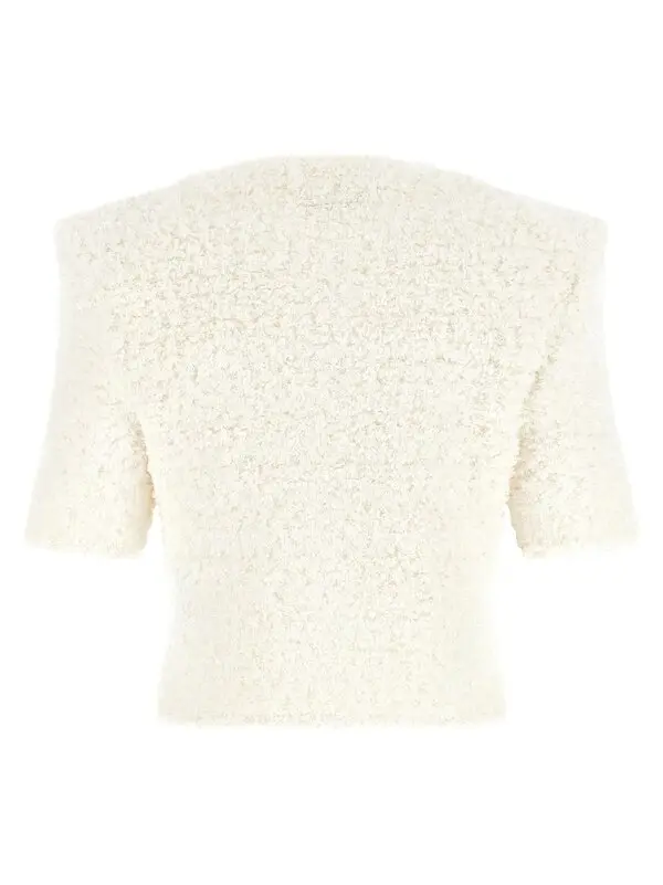 Balmain Cardigan Tweed Plumetis