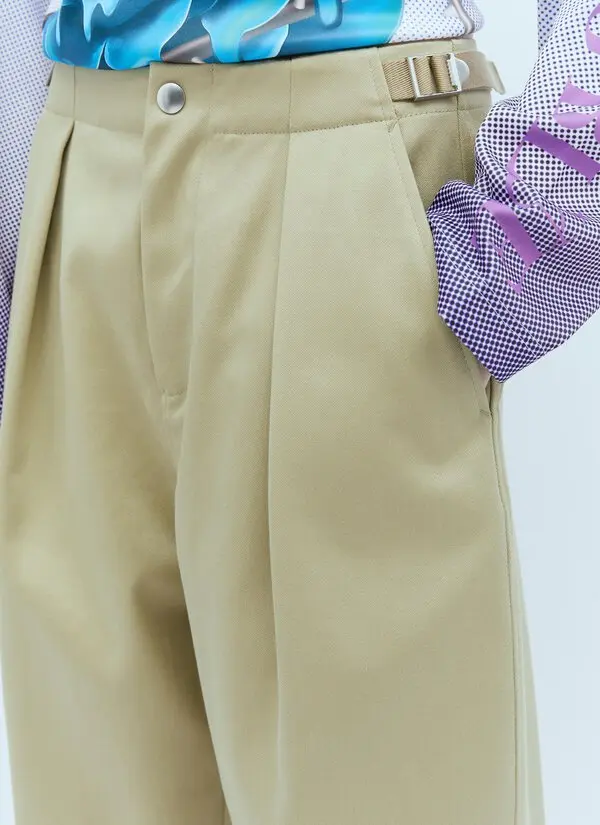 Burberry Side Buckle Pants