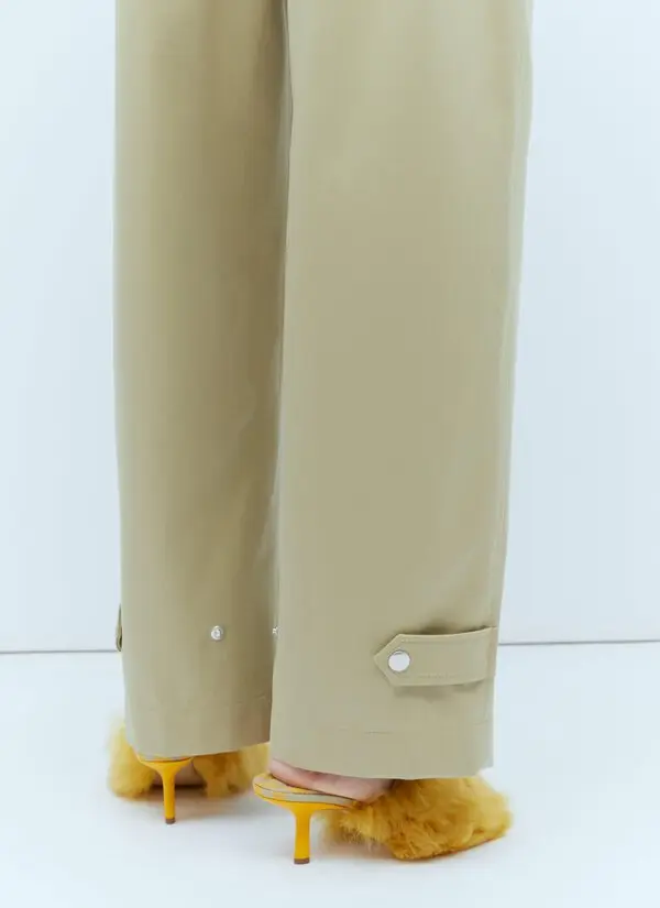 Burberry Side Buckle Pants