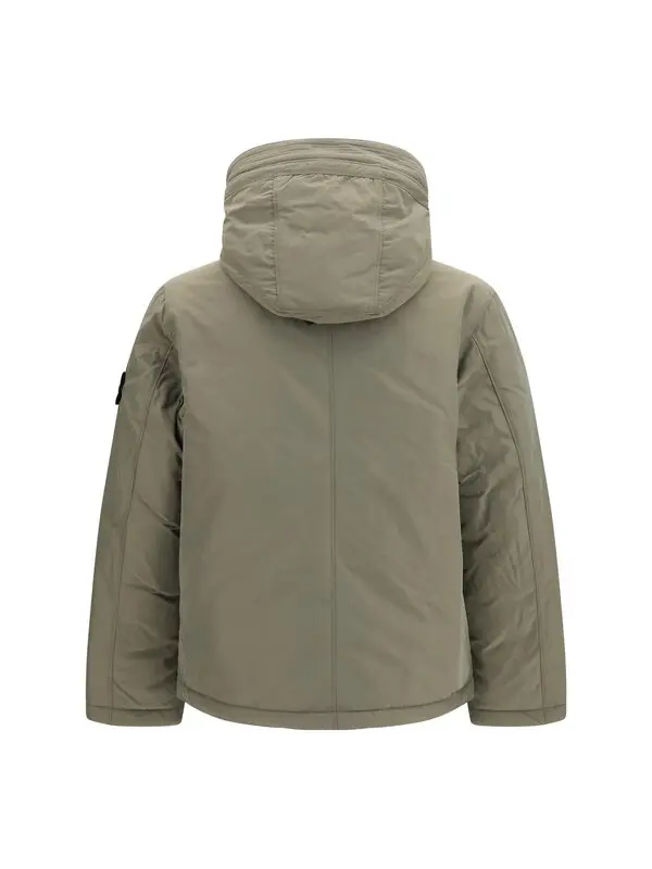 Stone Island Padded Micro Twill Jacket - Green