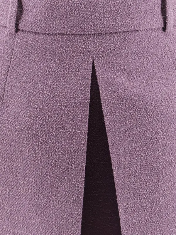Dior Boucle Virgin Wool Blend Skirt - Multicolor
