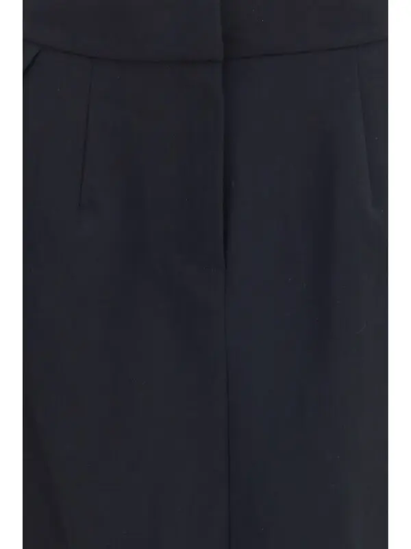 Magda Butrym Pleated Midi Skirt