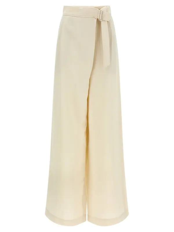 Brunello Cucinelli Palazzo Pants - White