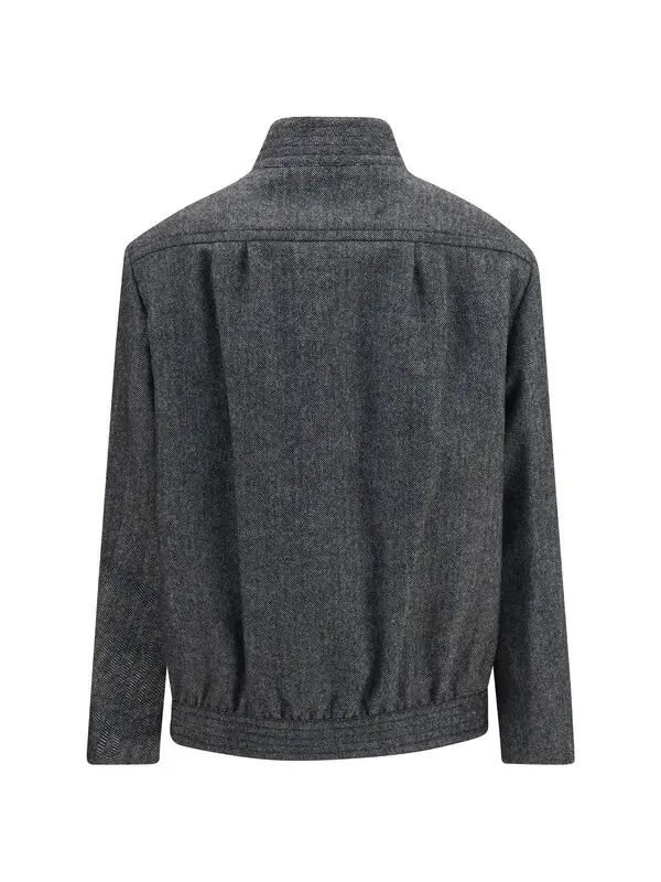 BLAZÉ MILANO Blazè Milano Coiba Herringbone Wool Blend Jacket