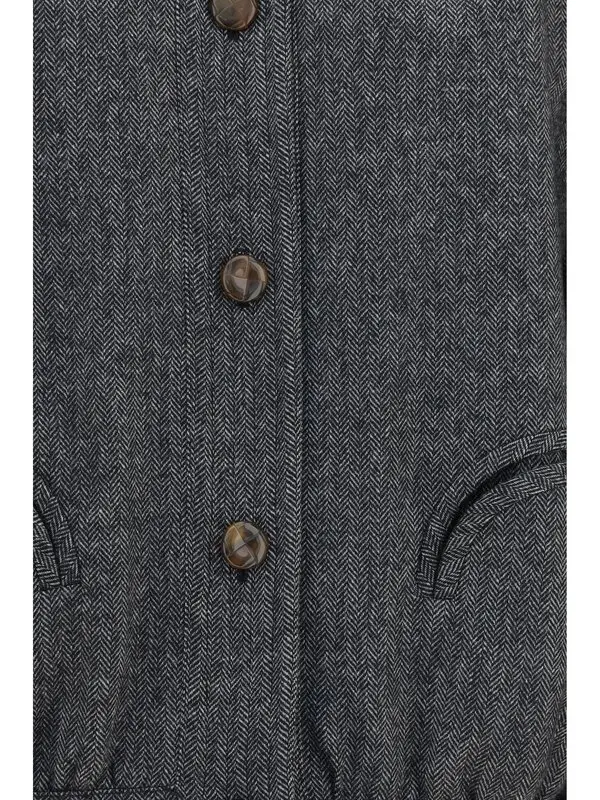 BLAZÉ MILANO Blazè Milano Coiba Herringbone Wool Blend Jacket