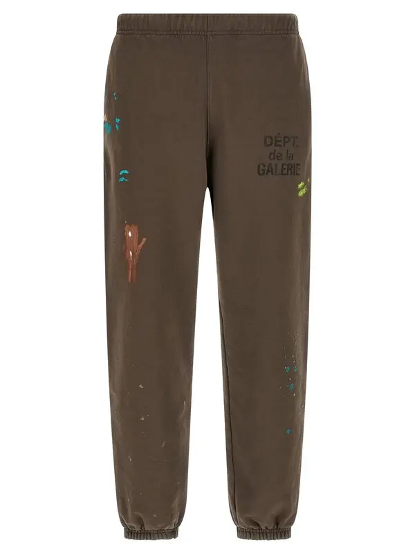 GALLERY DEPT. Gd French Logo' Joggers - Brown