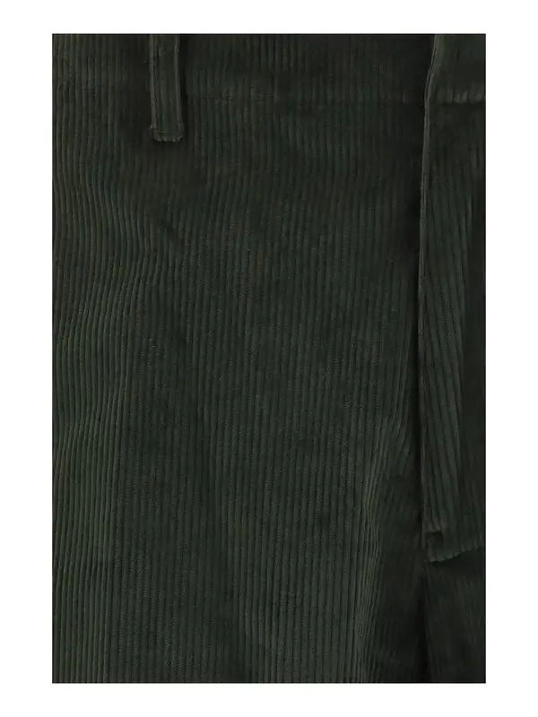 Etro Roma Stretch Cotton Corduroy Pants - Green