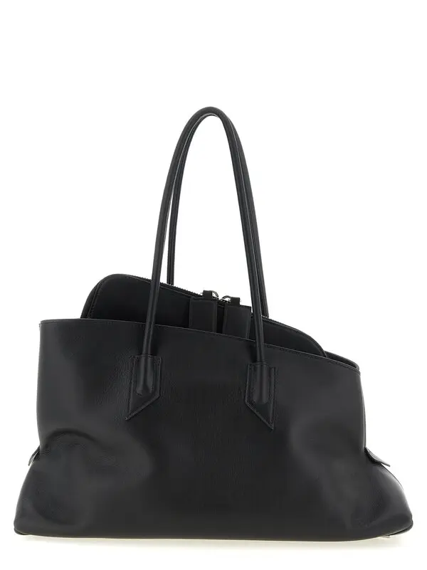 Attico La Passeggiata Medium' Shoulder Bag - Black
