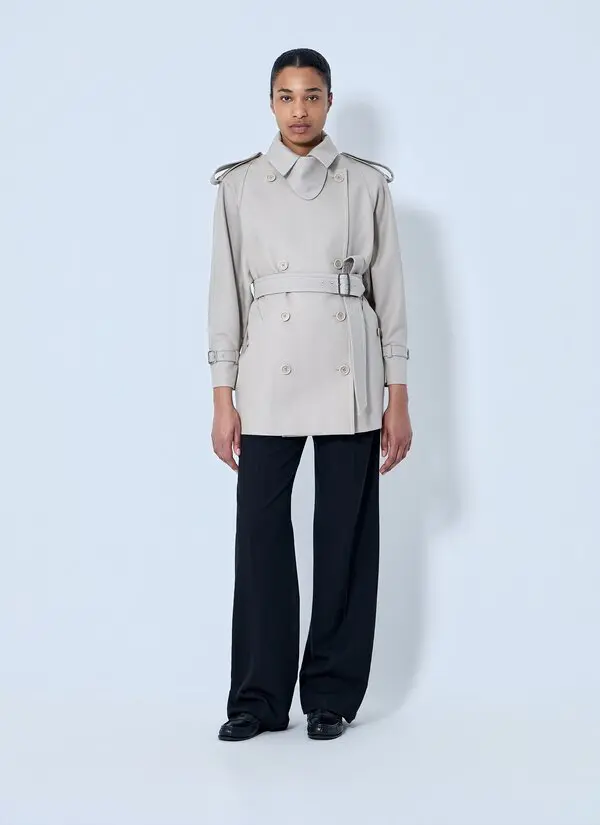 Max Mara Double-breasted Trench Coat - Cream