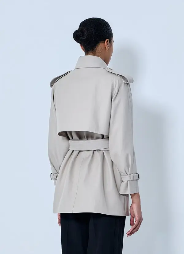 Max Mara Double-breasted Trench Coat - Cream