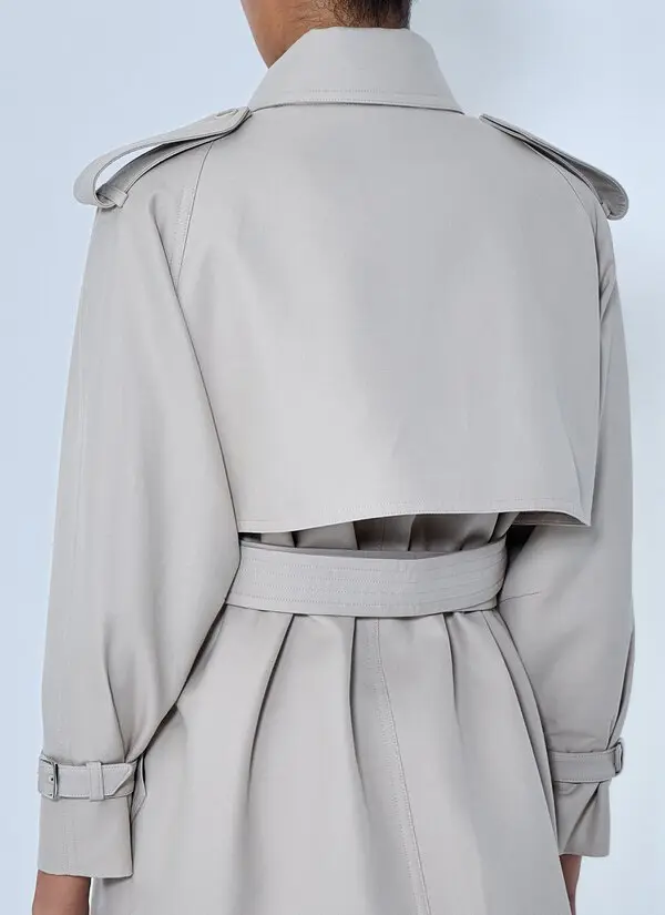 Max Mara Double-breasted Trench Coat - Cream