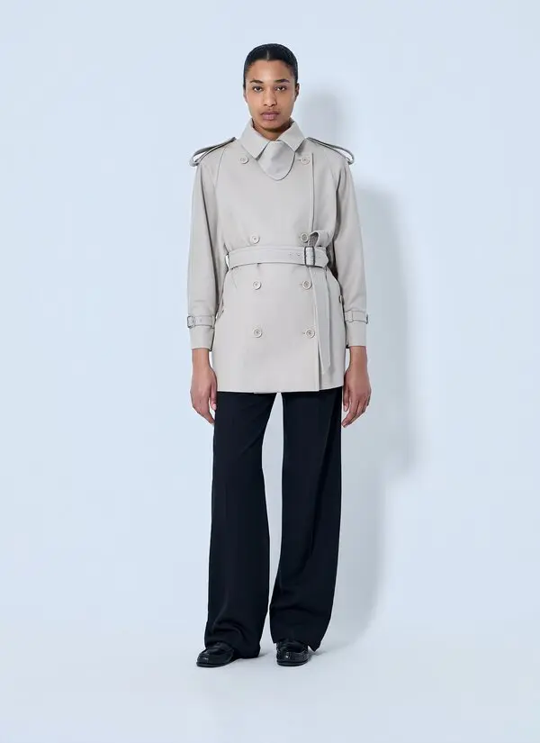 Max Mara Double-breasted Trench Coat - Cream