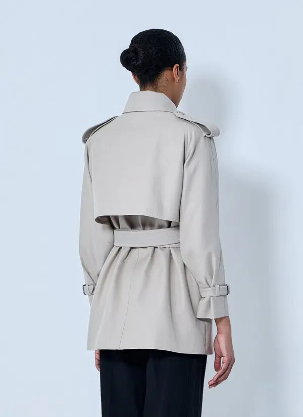 Max Mara Double-breasted Trench Coat - Cream