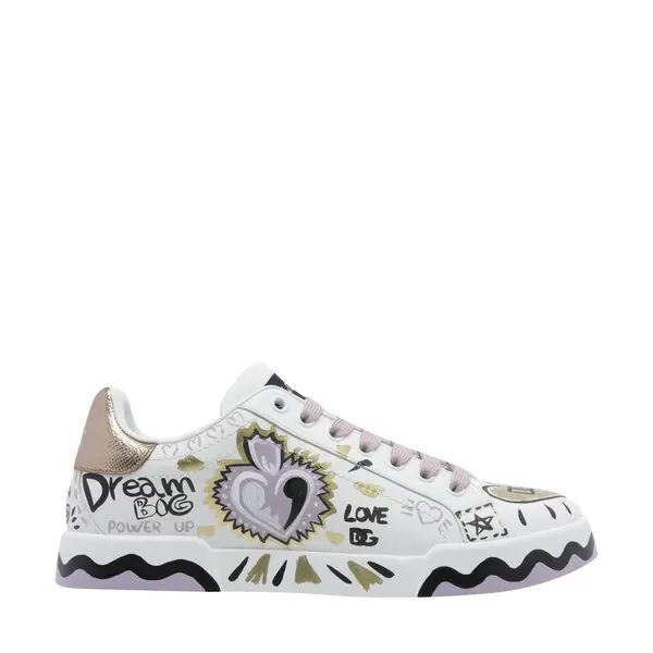 Dolce & Gabbana Portofino Sneakers - White